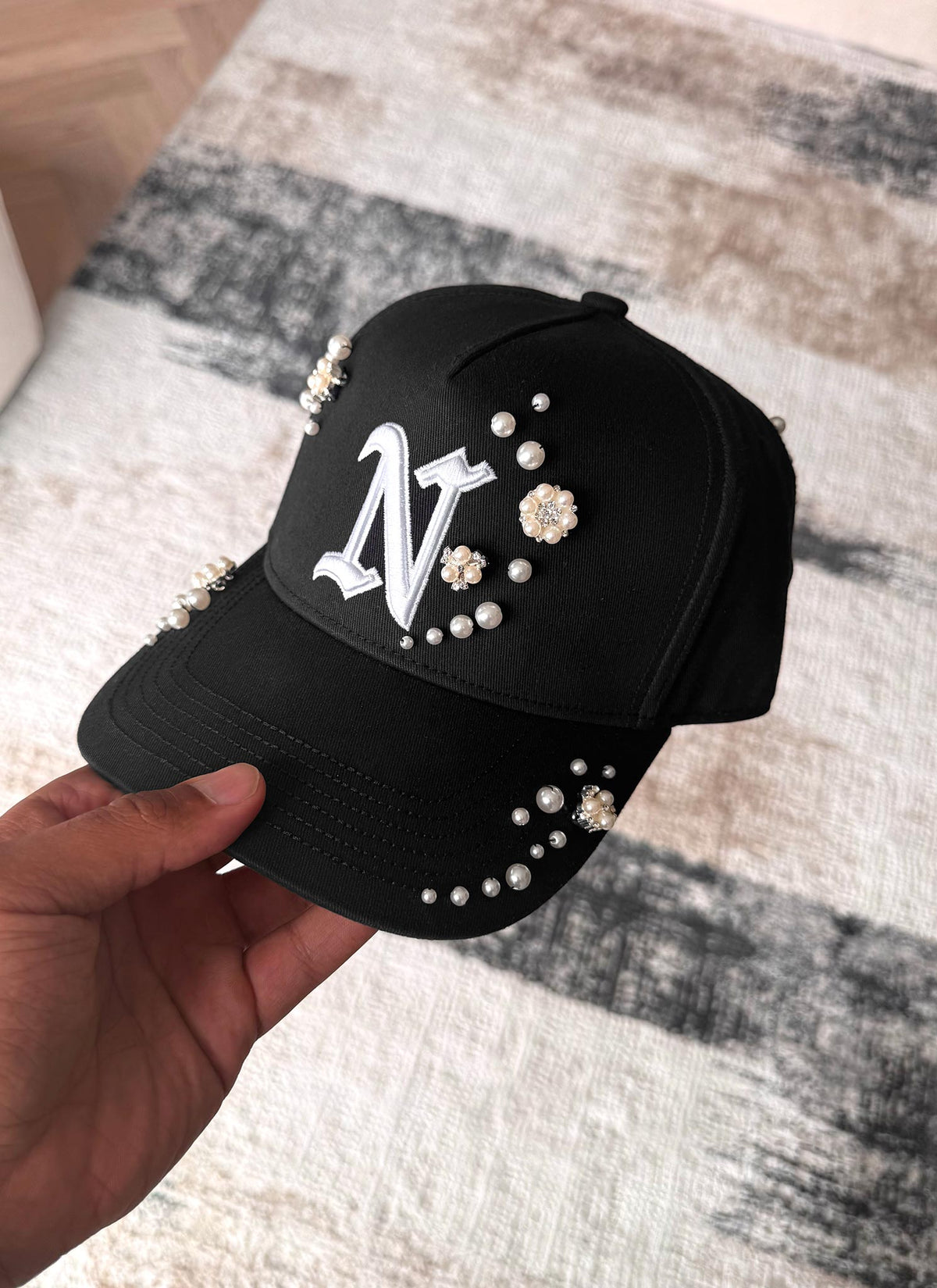 Pearl Cap - Black – N V L T Y, LLC